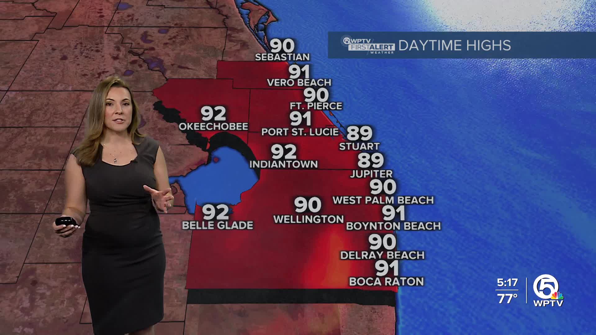WPTV First Alert Weather Forecast for Morning of Tuesday, July 8, 2025