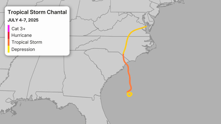Tropical Storm Chantal Produced Serious Flooding In North Carolina (RECAP)