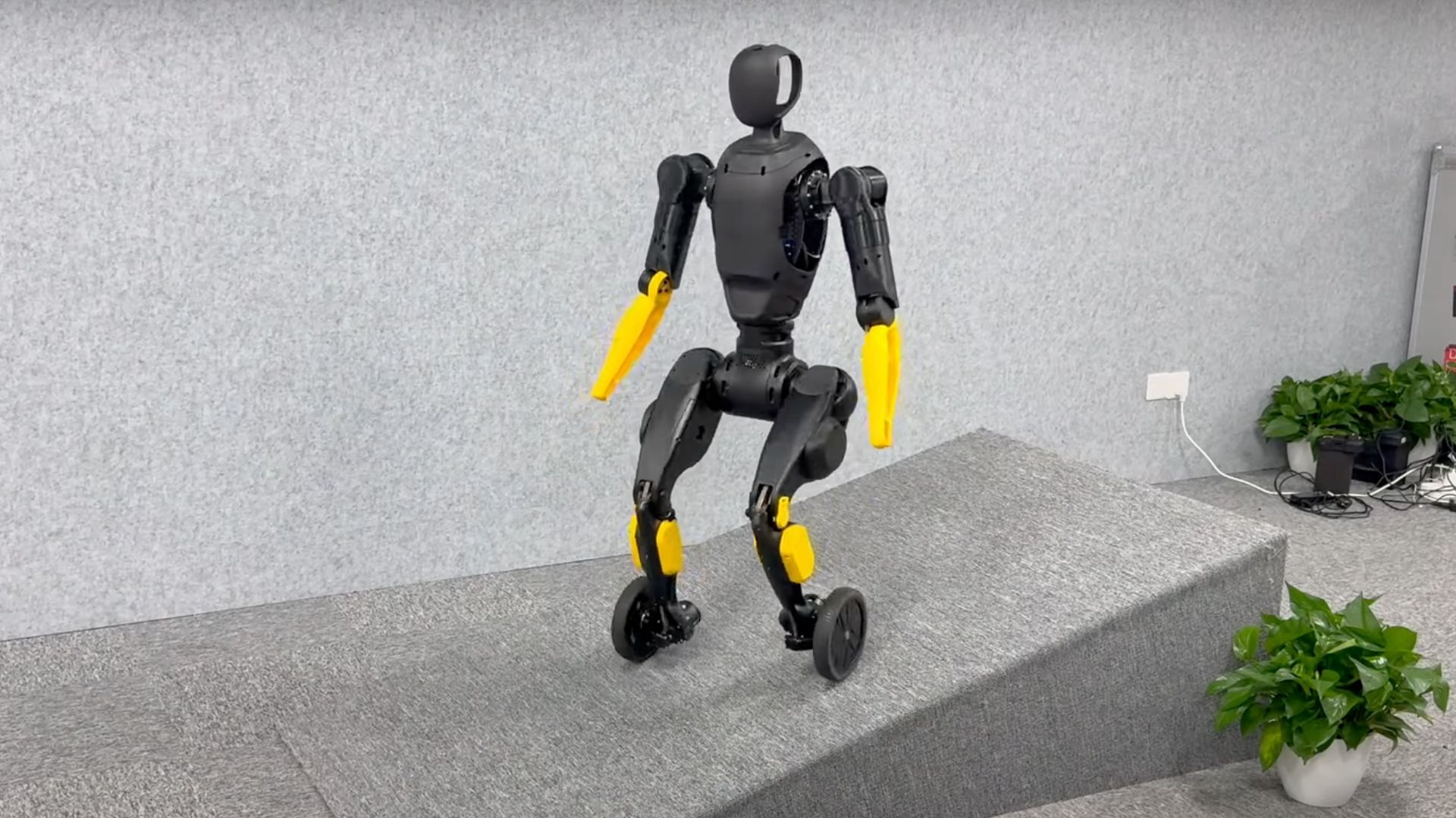 Video: China’s humanoid robot turns wheels into feet to conquer all ...
