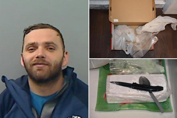 On-the-run dealer who stashed cocaine in kitchen cupboards of Airbnb jailed