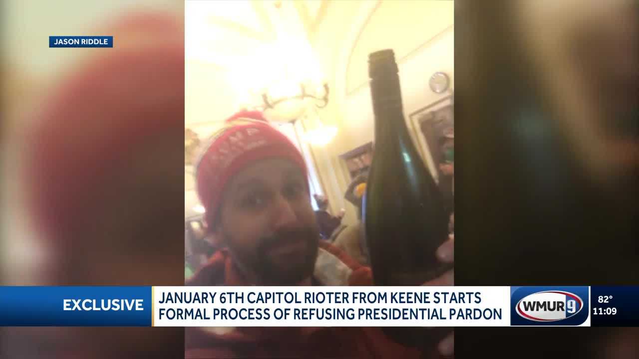 Jan. 6th Capitol rioter from NH asks to formally refuse presidential pardon