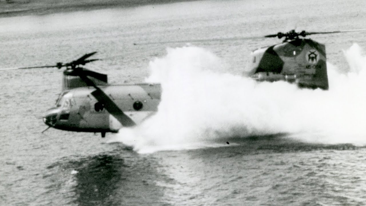 Why Chinook helicopters can land on water without sinking