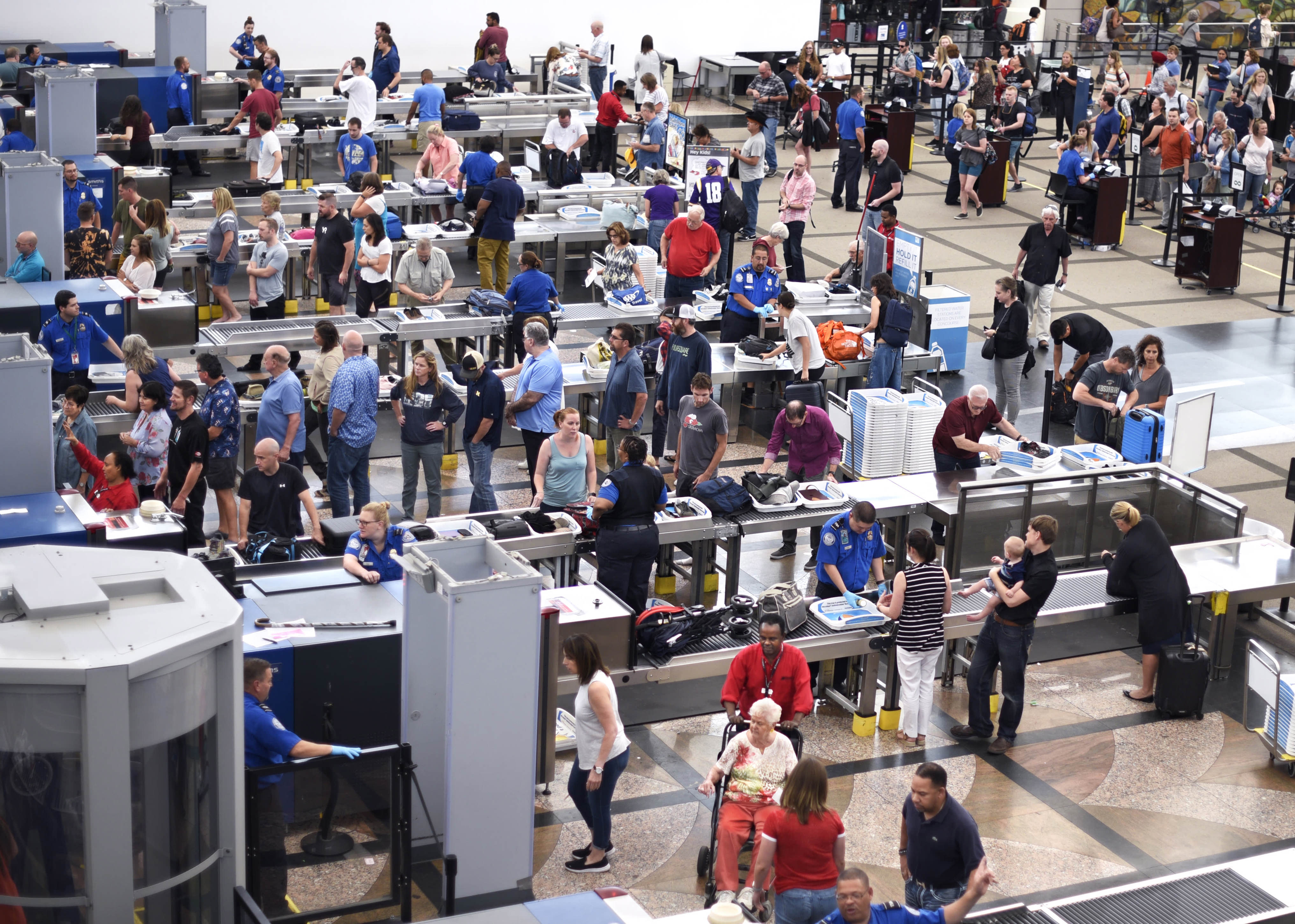 TSA to phase out shoes-off policy during airport security screenings ...