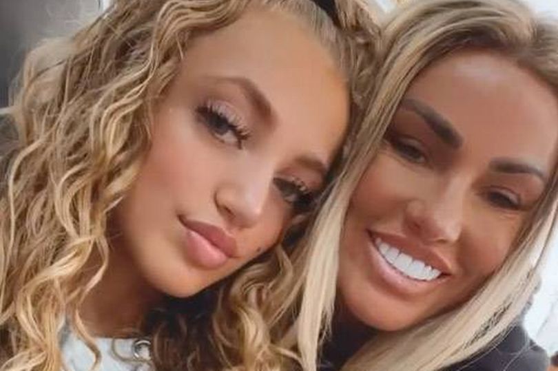 Princess Andre pouts after mum Katie Price banned from her 18th birthday