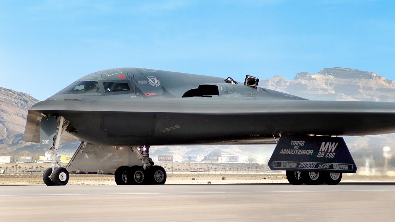 Rare footage captures the takeoff of a $2 billion US stealth aircraft