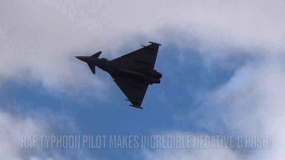 How a Typhoon pilot pulled off one of the most extreme negative-G maneuvers