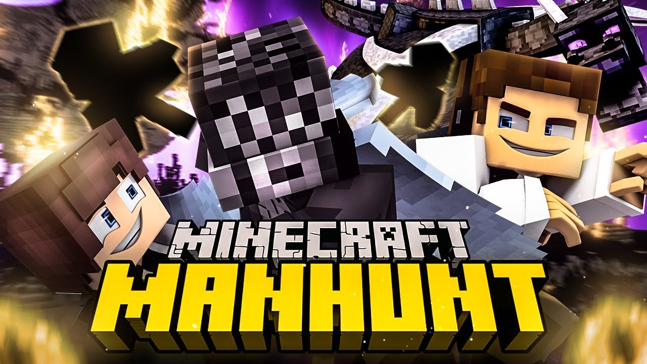 5 speedrunners vs 10 hunters! (Minecraft Manhunt)