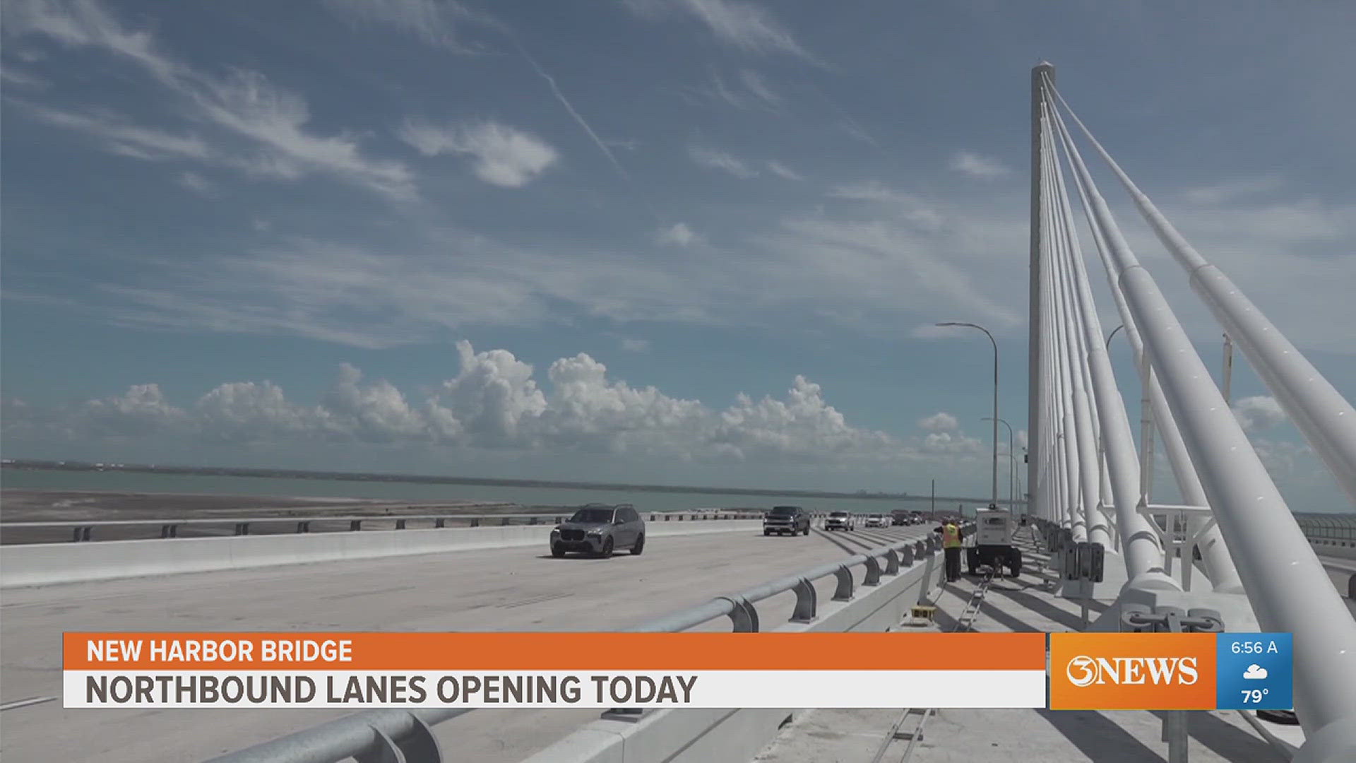 New Harbor Bridge lanes opening today