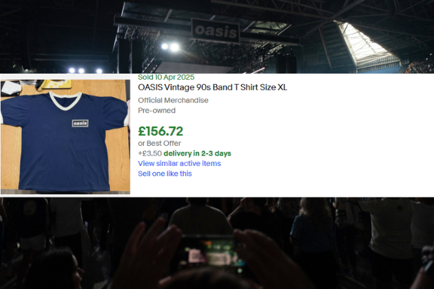 13 vintage Oasis items that have fetched huge prices on eBay ...