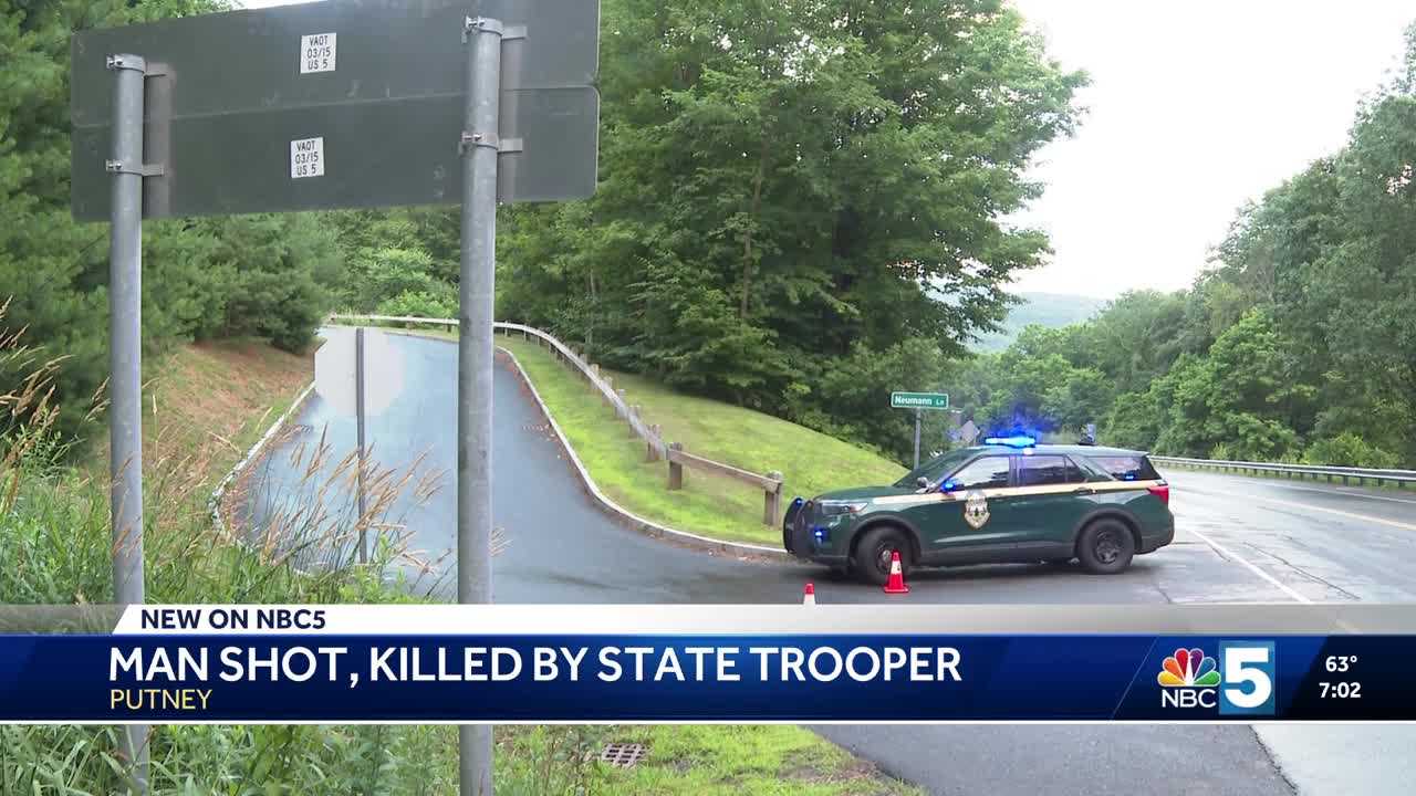 Police investigate fatal shooting involving Vermont State Trooper in Putney