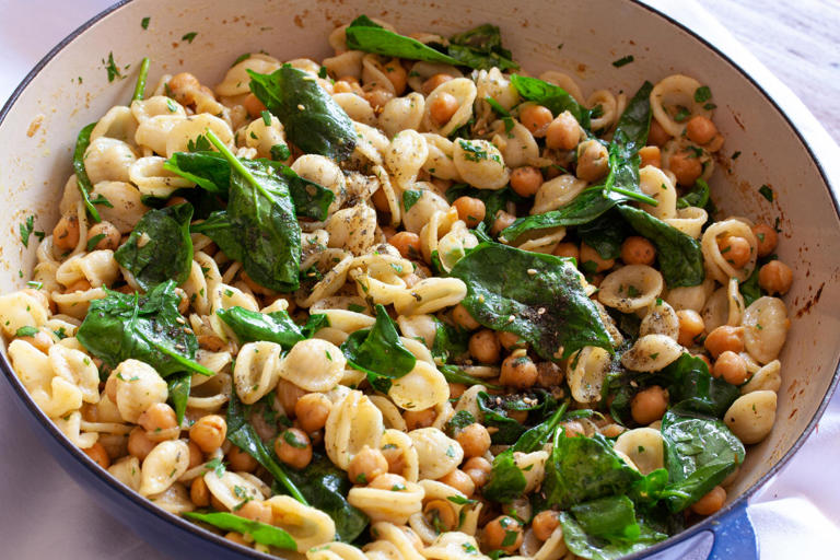 Orecchiette With Chickpeas And Zaatar