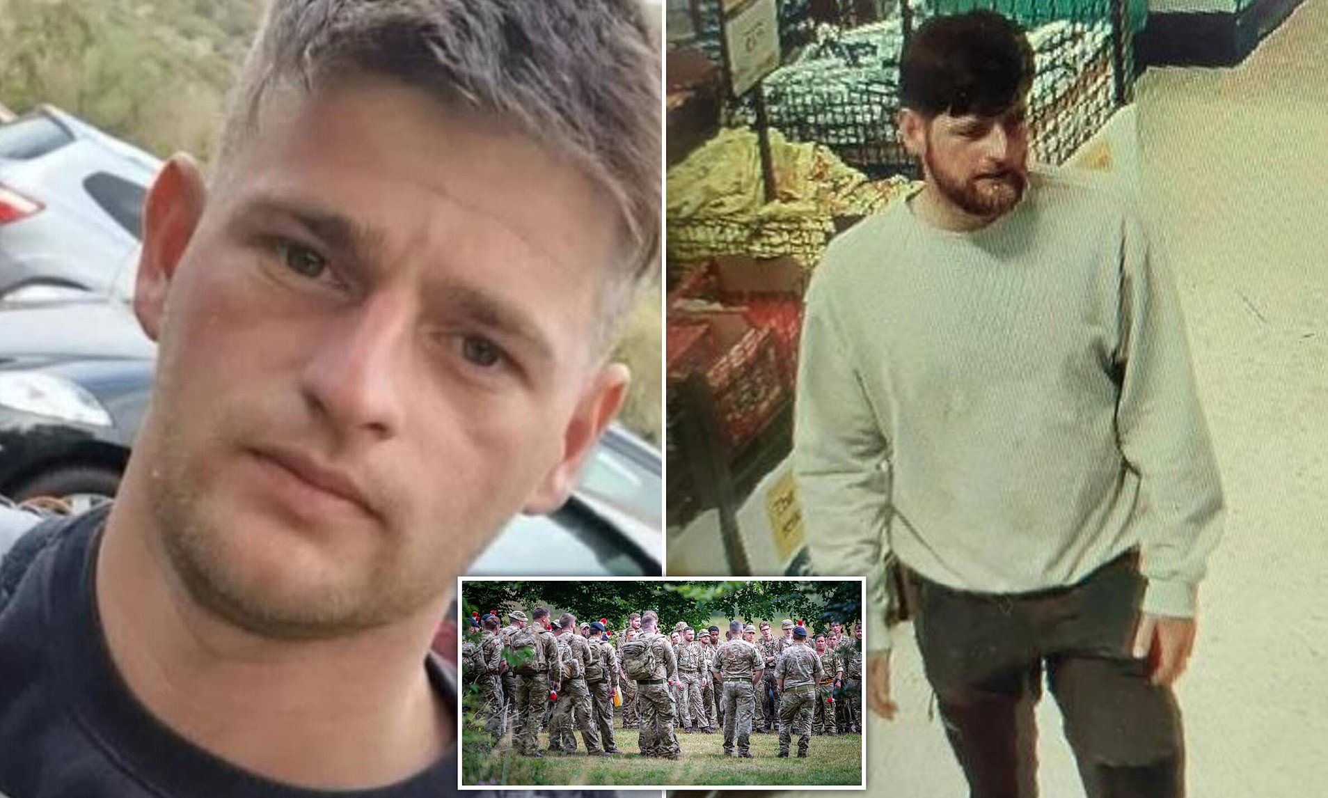 Missing Alex Cairnie: Soldier, 30, seen in new CCTV walking around Tesco