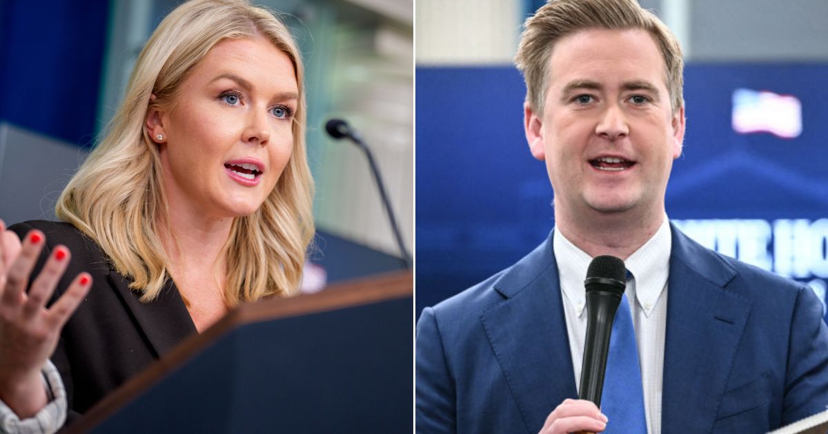 Karoline Leavitt's Response to Peter Doocy's Epstein Client List ...