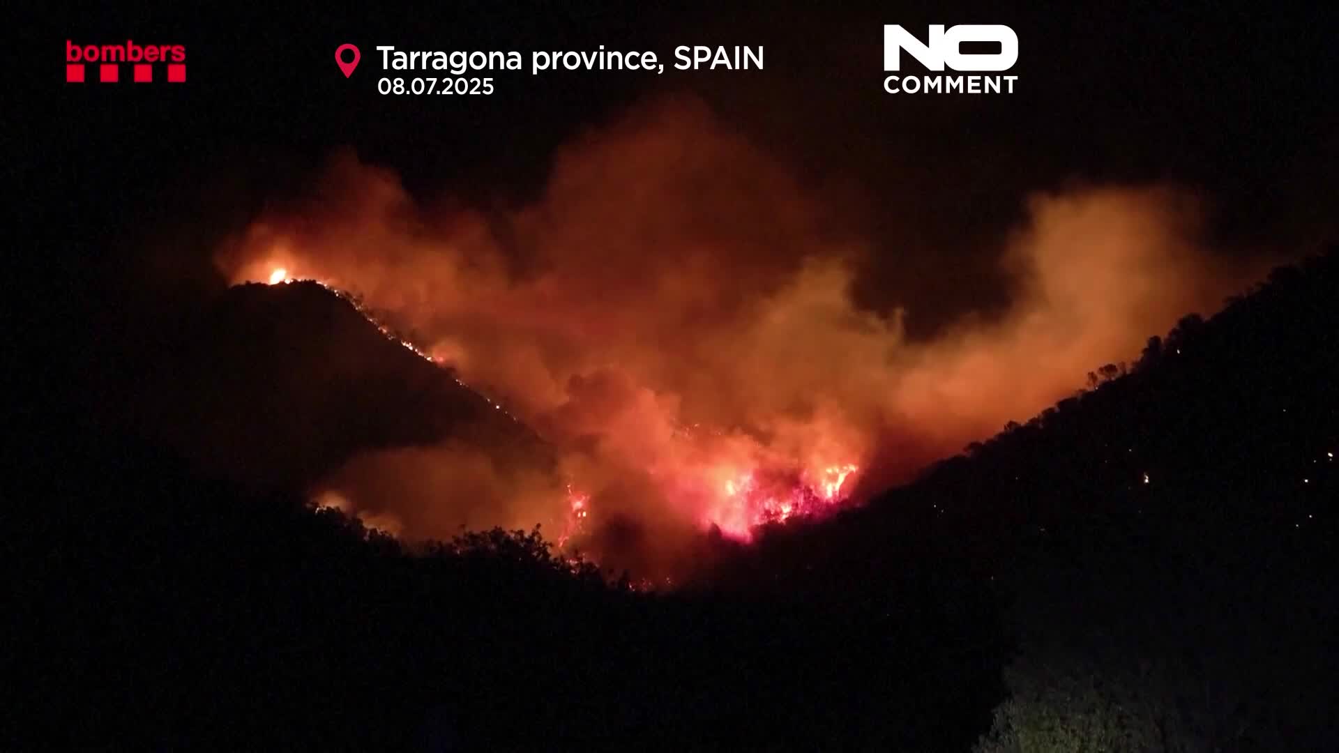 Spain heatwave fuels raging wildfire in Catalan national park