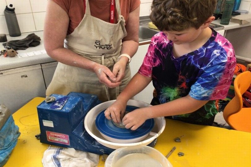 Clay and creativity collide in hands-on pottery day at Blackawton school