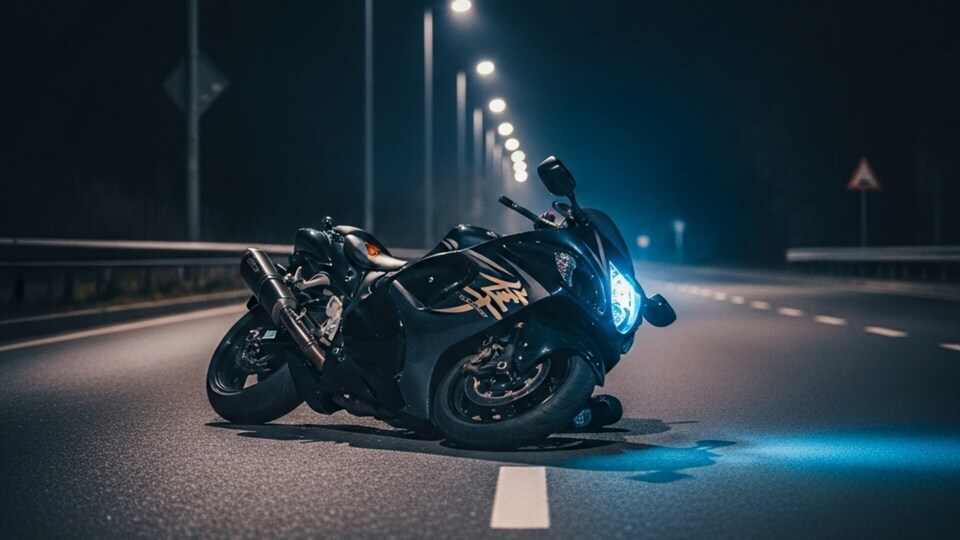 Hayabusa accident caught on camera: Bike hits delivery agent in ...