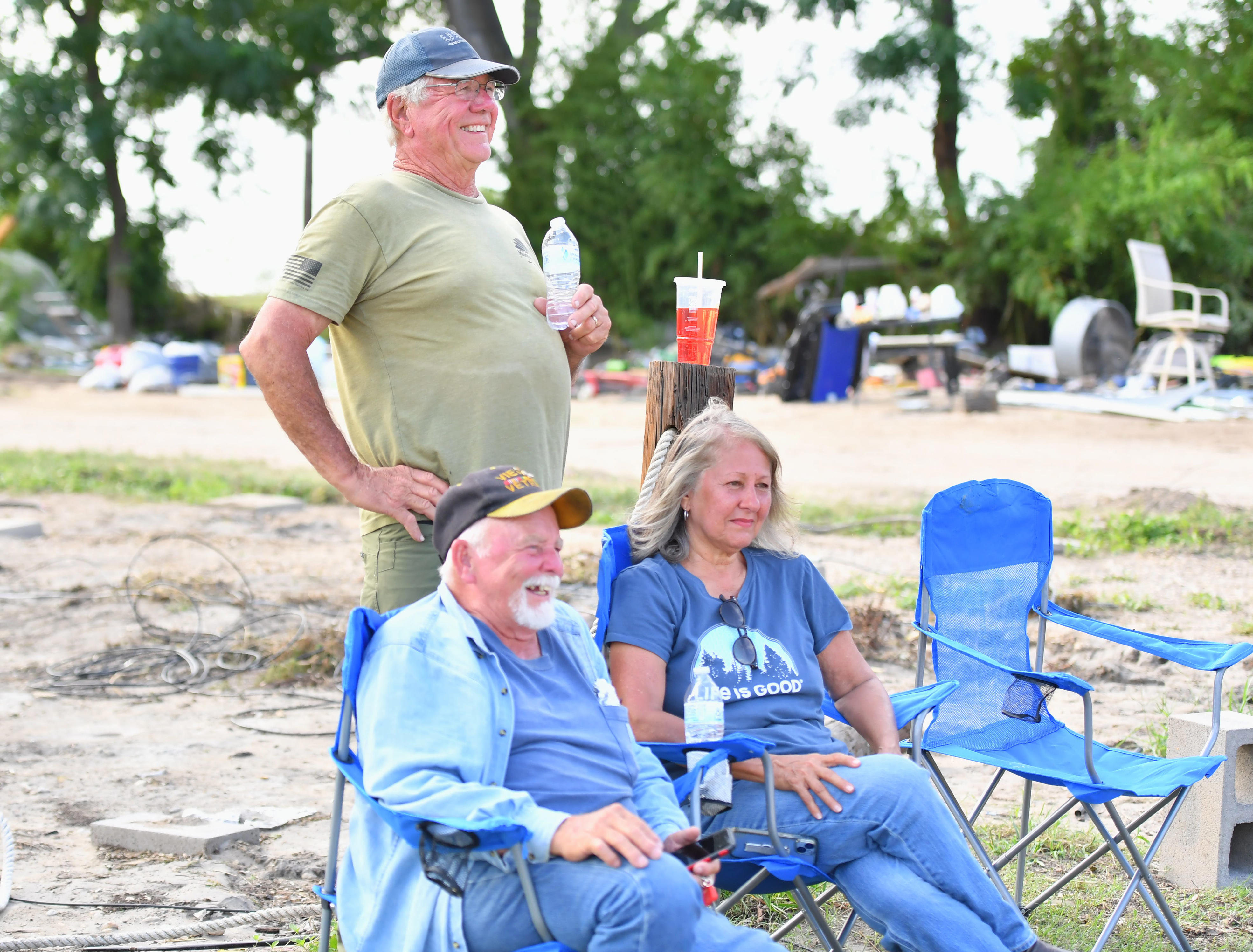 With just word-of-mouth warning, a man raced 25 miles to save guests at his Texas RV park
