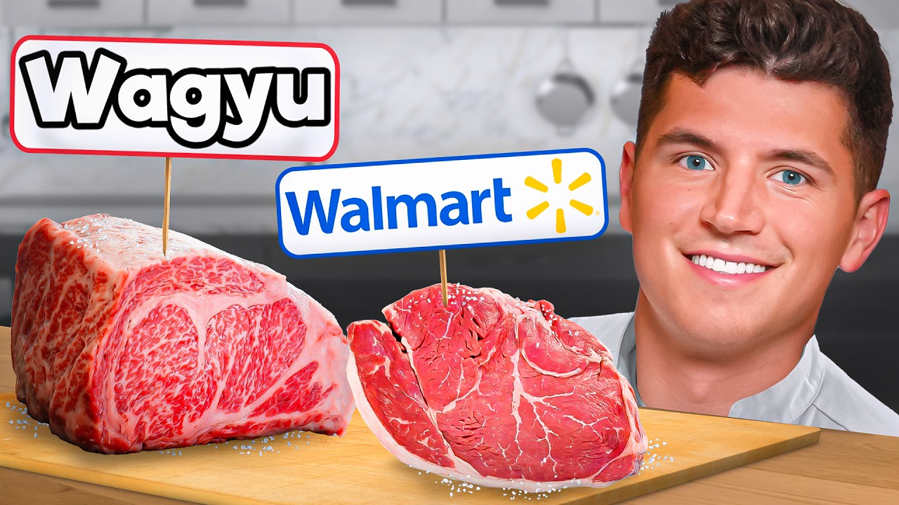 $10 Walmart Steak vs $300 Wagyu – Taste Test