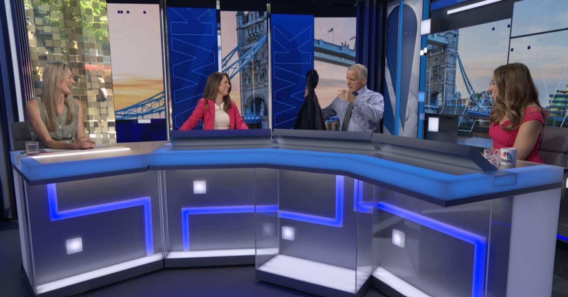 The great temperature debate – how hot is the Squawk Box Europe set?