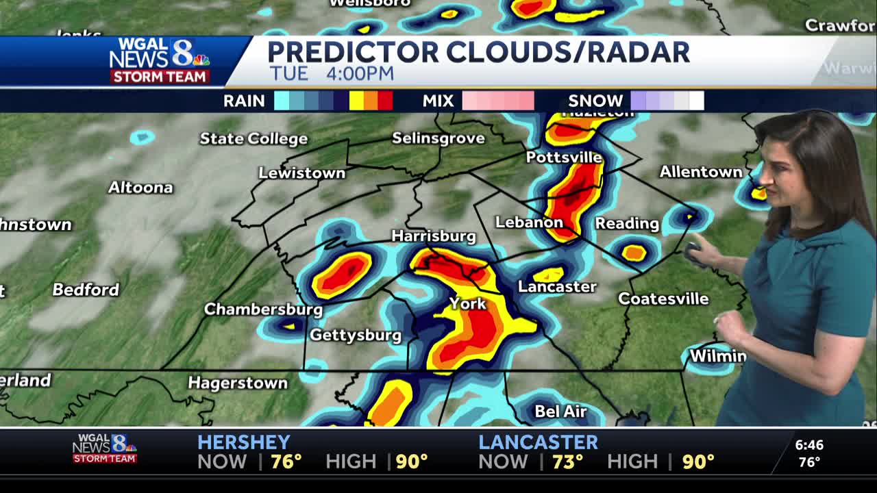 IMPACT: Scattered strong storms, heavy rain possible in south-central ...