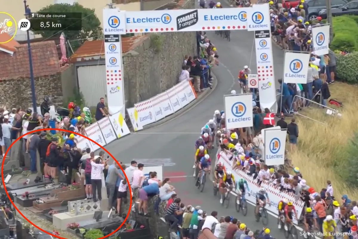 Outrage over Tour fans standing on graves in cemetery, families of the ...