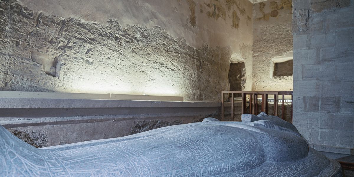 Archaeologists found a 6-foot sarcophagus at the bottom of a forgotten ...