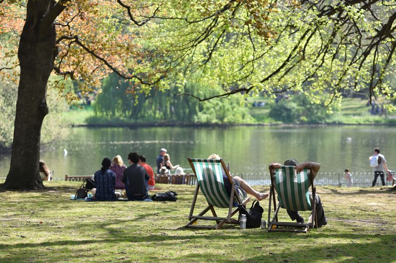 Man steps up to sing with pianist in park but then people realise who it is
