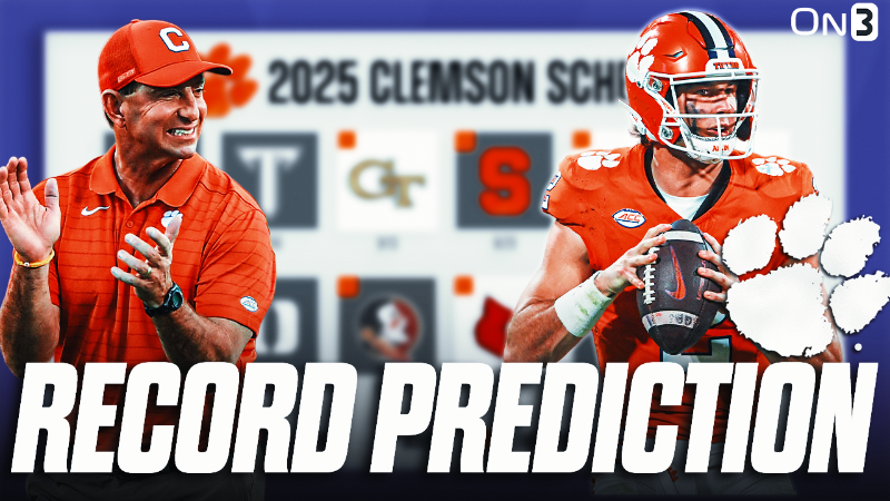 Clemson Tigers 2025 Record PREDICTION