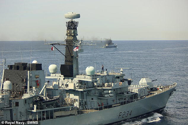 Royal Navy vessels shadowed Russian ships in UK waters for a fifth time ...