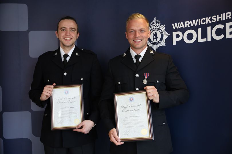 Chief Constable’s Commendation for PCs who risked their lives pulling ...