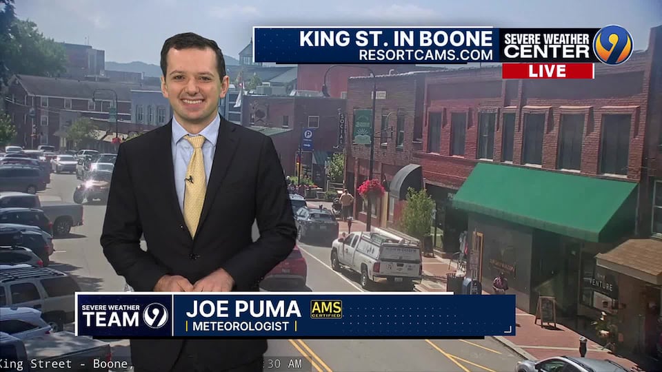 Tuesday afternoon's forecast with Meteorologist Joe Puma