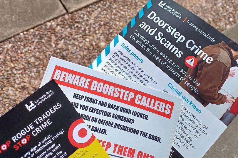 Warnings against doorstep crime as complaints rise in Leicestershire town
