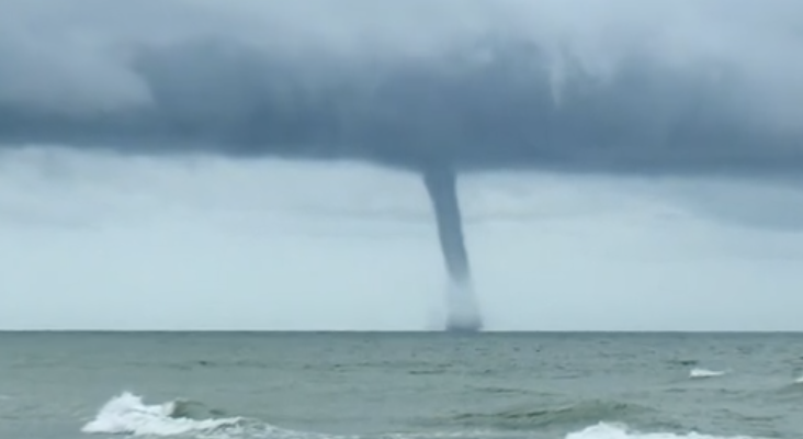 Dramatic Waterspout Spotted Off Florida Coast