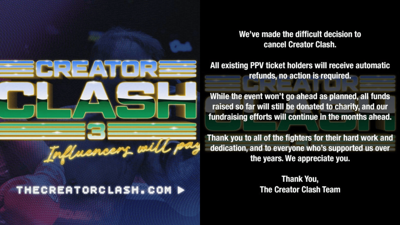 Creator Clash 3 cancelled: influencer boxing series ends after scandal ...