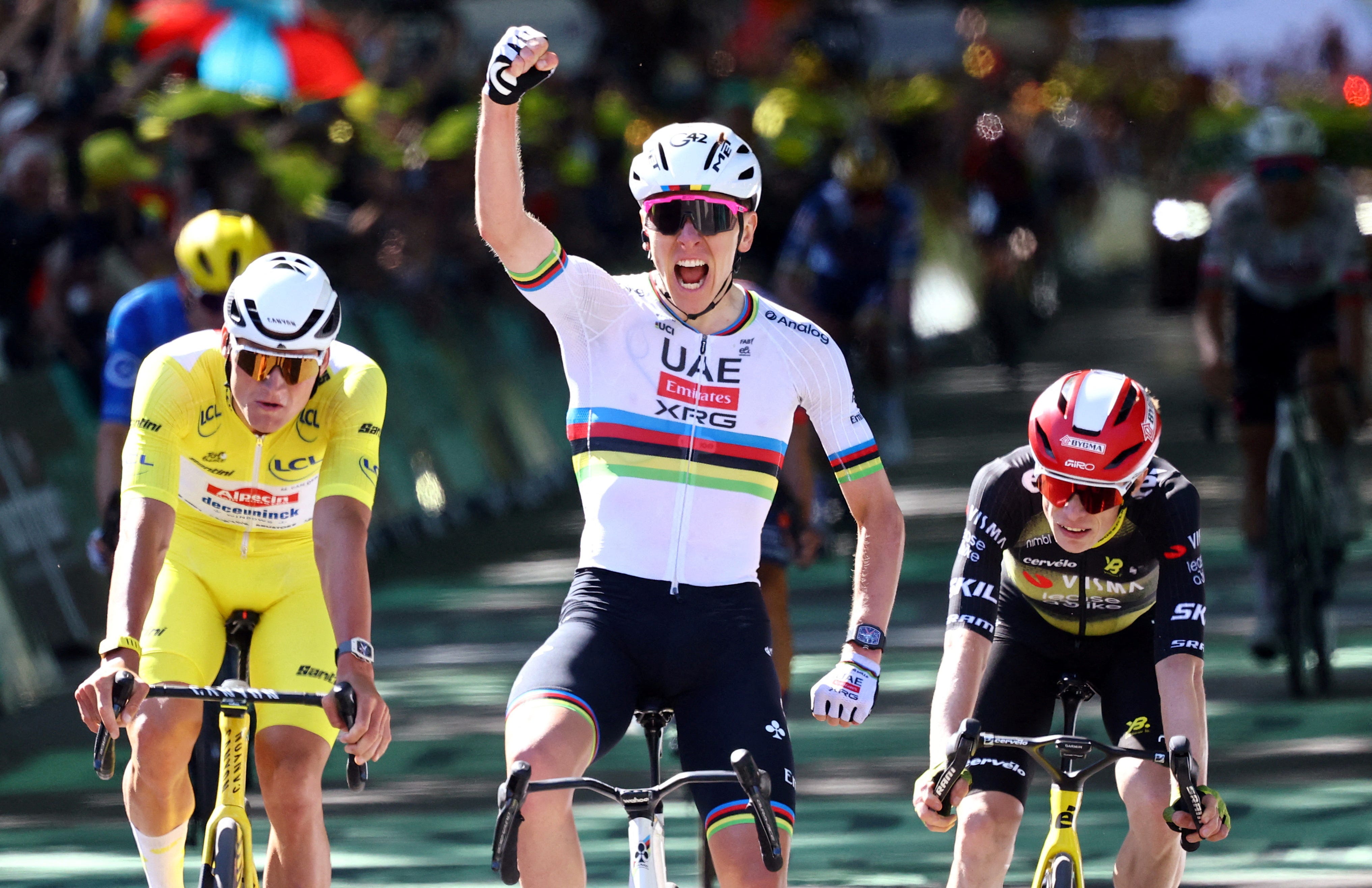 Tour de France Stage 4 results, standings: Tadej Pogacar beats rivals ...