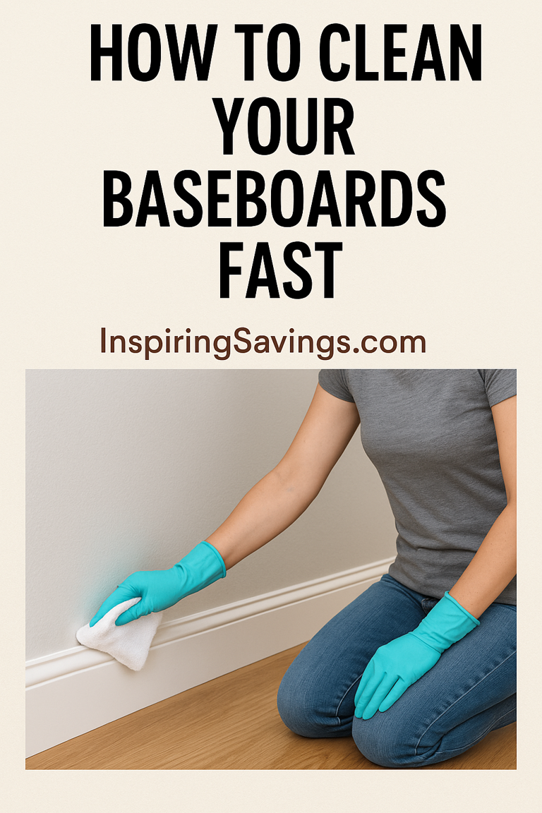 How to clean your baseboards fast