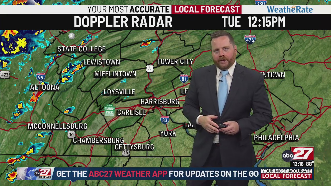 Dan's Tuesday Midday Forecast