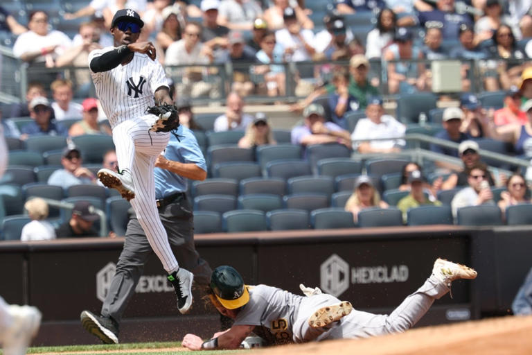 Yankees slide ailing All-Star 3B Jazz Chisholm back to 2B