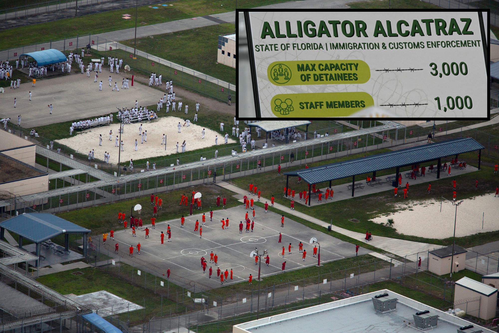 Ex-Trump Prison Official Questions 'Alligator Alcatraz' Design: 'Not ...