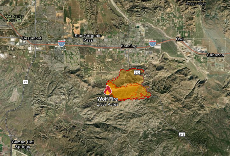 3 Brush Fires Burn In Riverside County: Maps, Perimeters