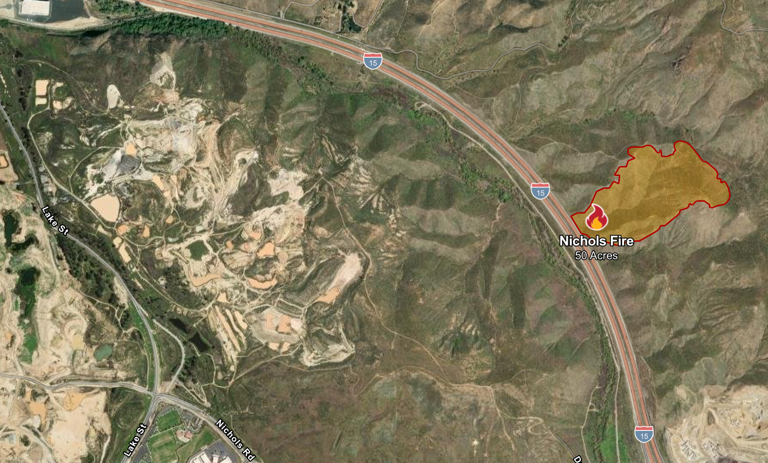 3 Brush Fires Burn In Riverside County: Maps, Perimeters