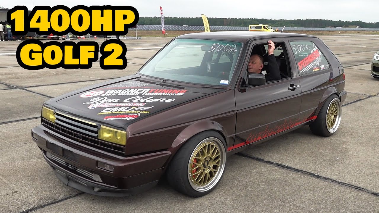 1400HP VW Golf 2 R33 Turbo – FASTEST Mk2 Golf in the World! 💥 Top Speed ...