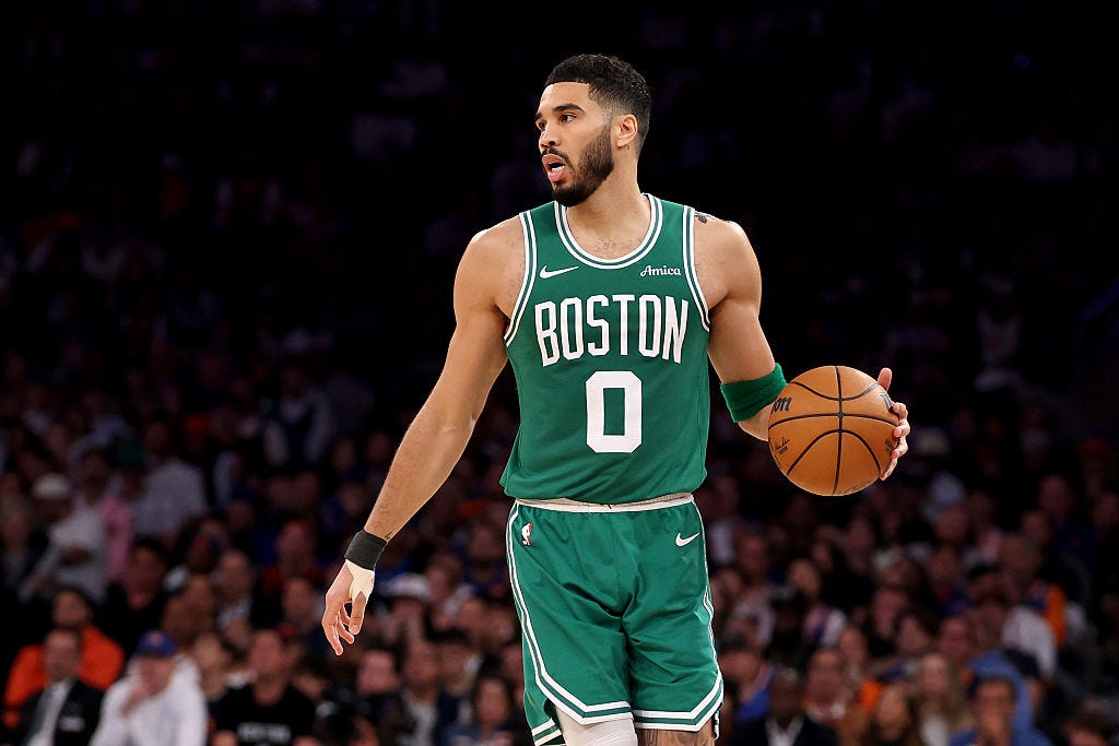 Jayson Tatum working 'every day' at Celtics facility after Achilles surgery
