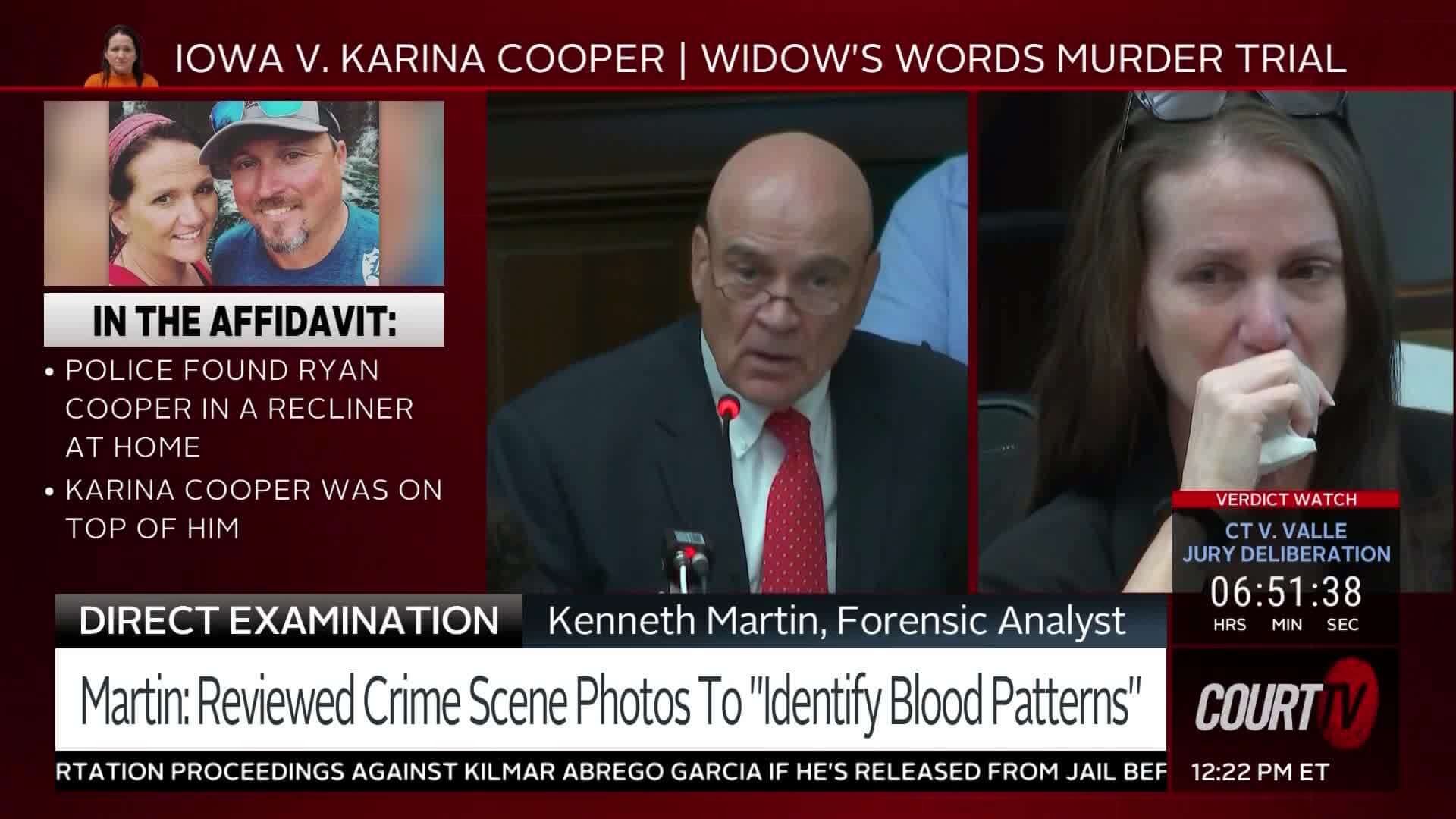 Expert: Karina Cooper ‘Altered the Scene’ By Sitting On Ryan