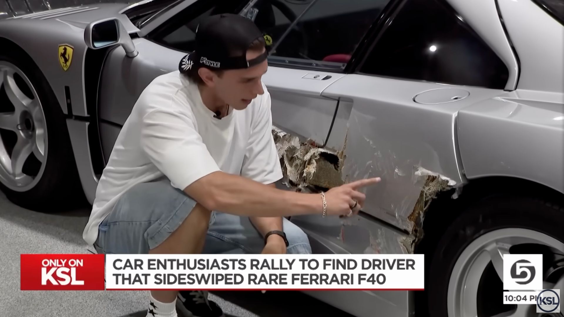 $3 Million Ferrari F40 Damaged in Utah Crash While Driving for Charity