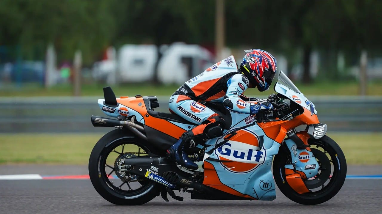 MotoGP | Aprilia Trackhouse in pista con i colori Gulf Oil in Indonesia ...