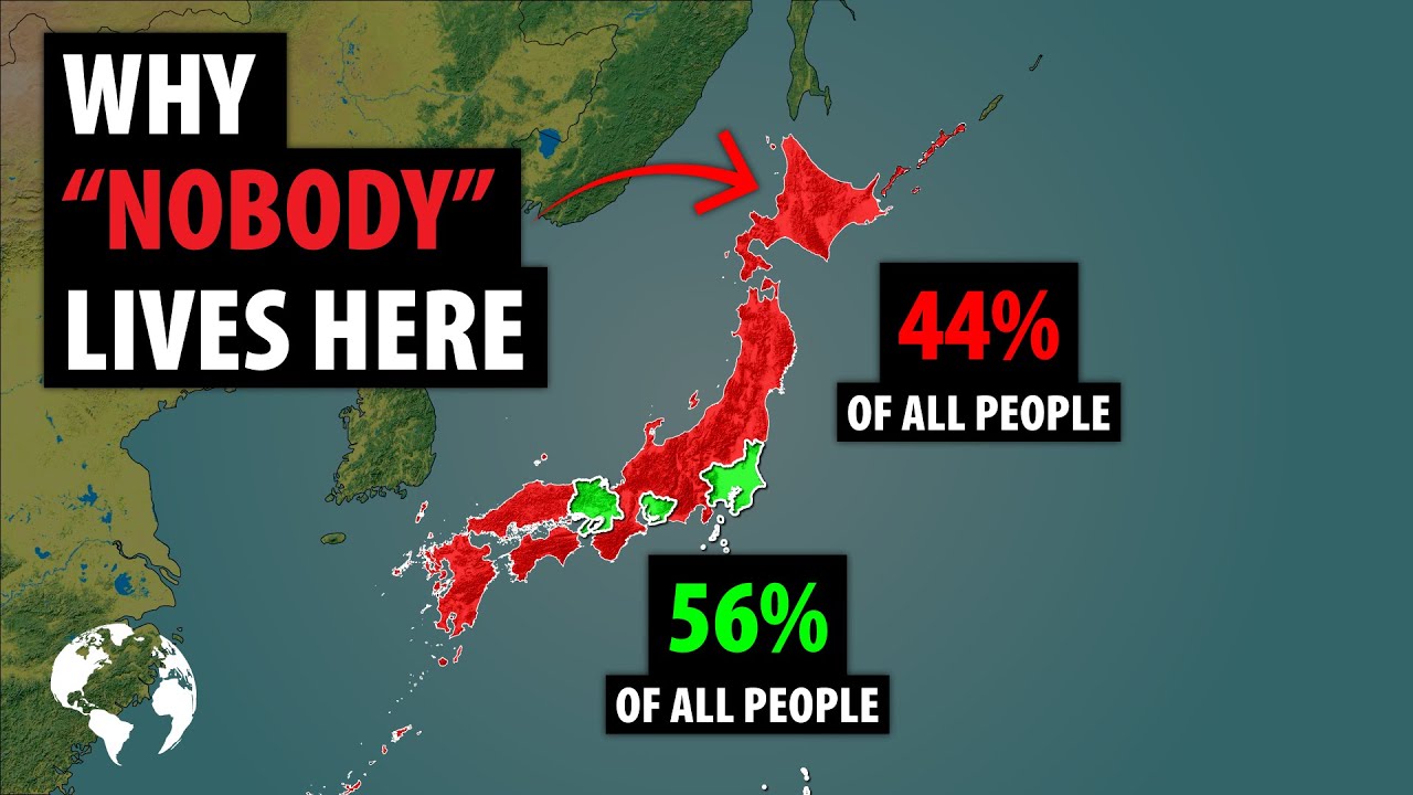 Why Japan’s population is concentrated in Tokyo, Osaka, and Nagoya