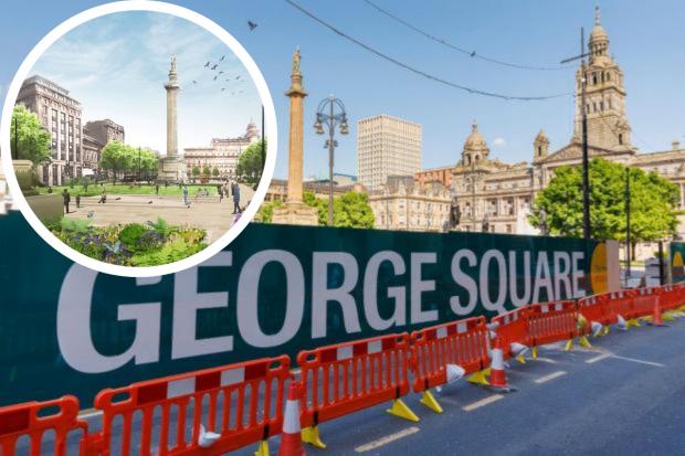Pictures show how George Square’s £20m makeover will look next summer