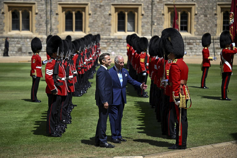 UK royals welcome Macron for state visit with migration and Ukraine ...