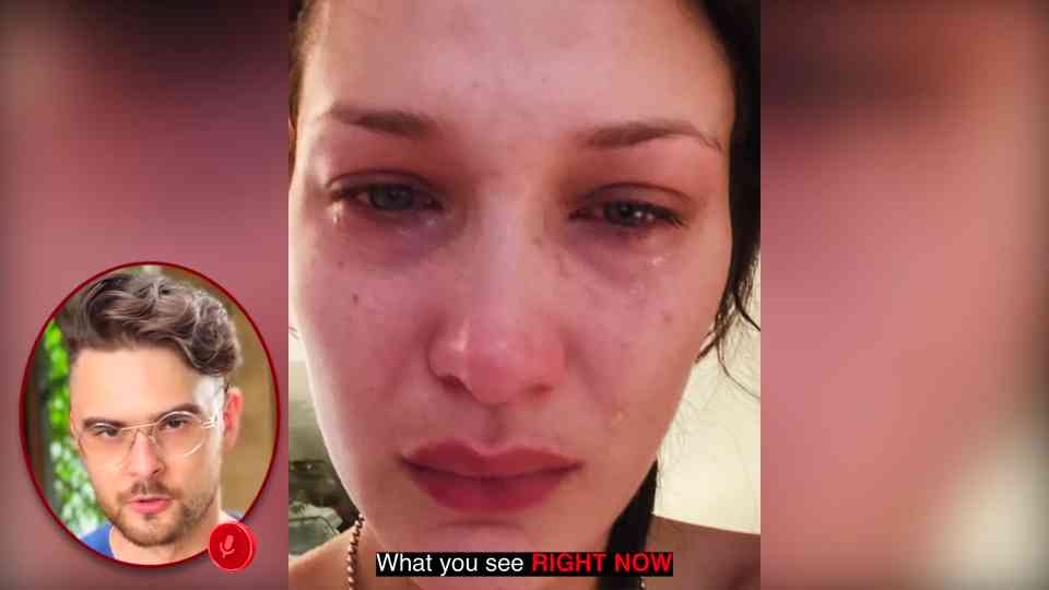 Why supermodel Bella Hadid posted ugly crying photos